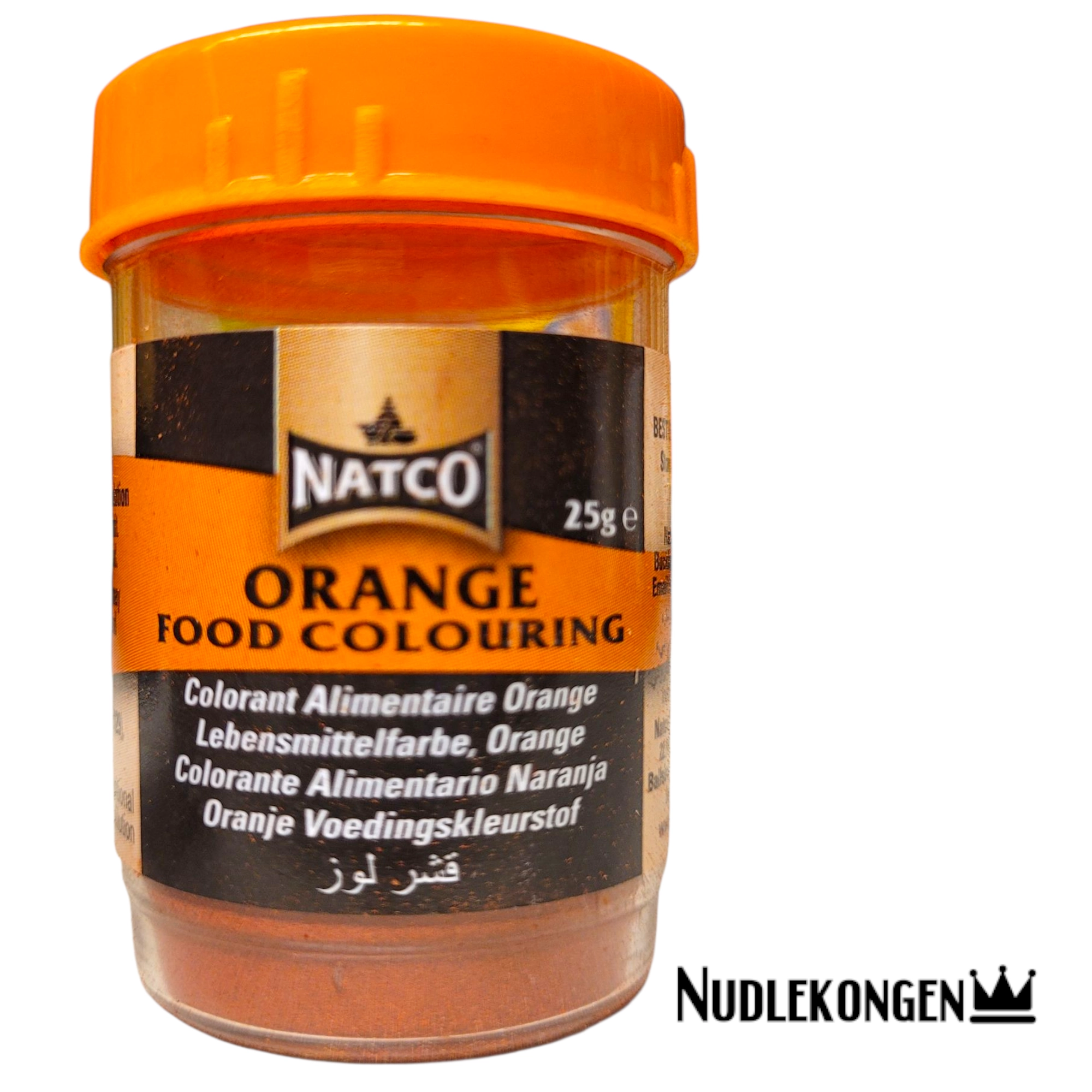 ORANGE FOOD COLOUR POWDER - 25 GR - Nudlekongen.no