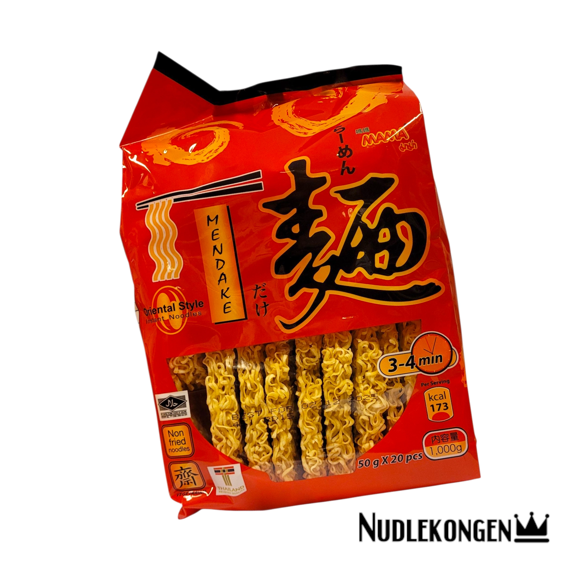 MENDAKE ORIENTAL STYLE INST. NOODLE - 1 KG - Nudlekongen.no
